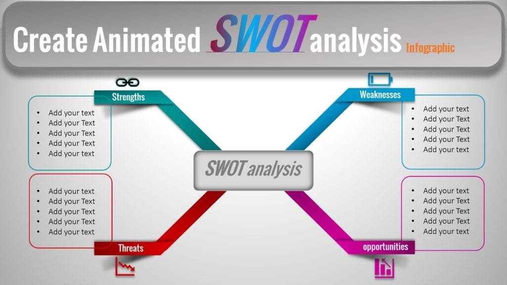 Create Animated circulated 4 Steps Infographic - softgram